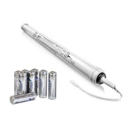 12V DC Reloadable Battery Tube with 8 AA Lithium Batteries Bundle ...